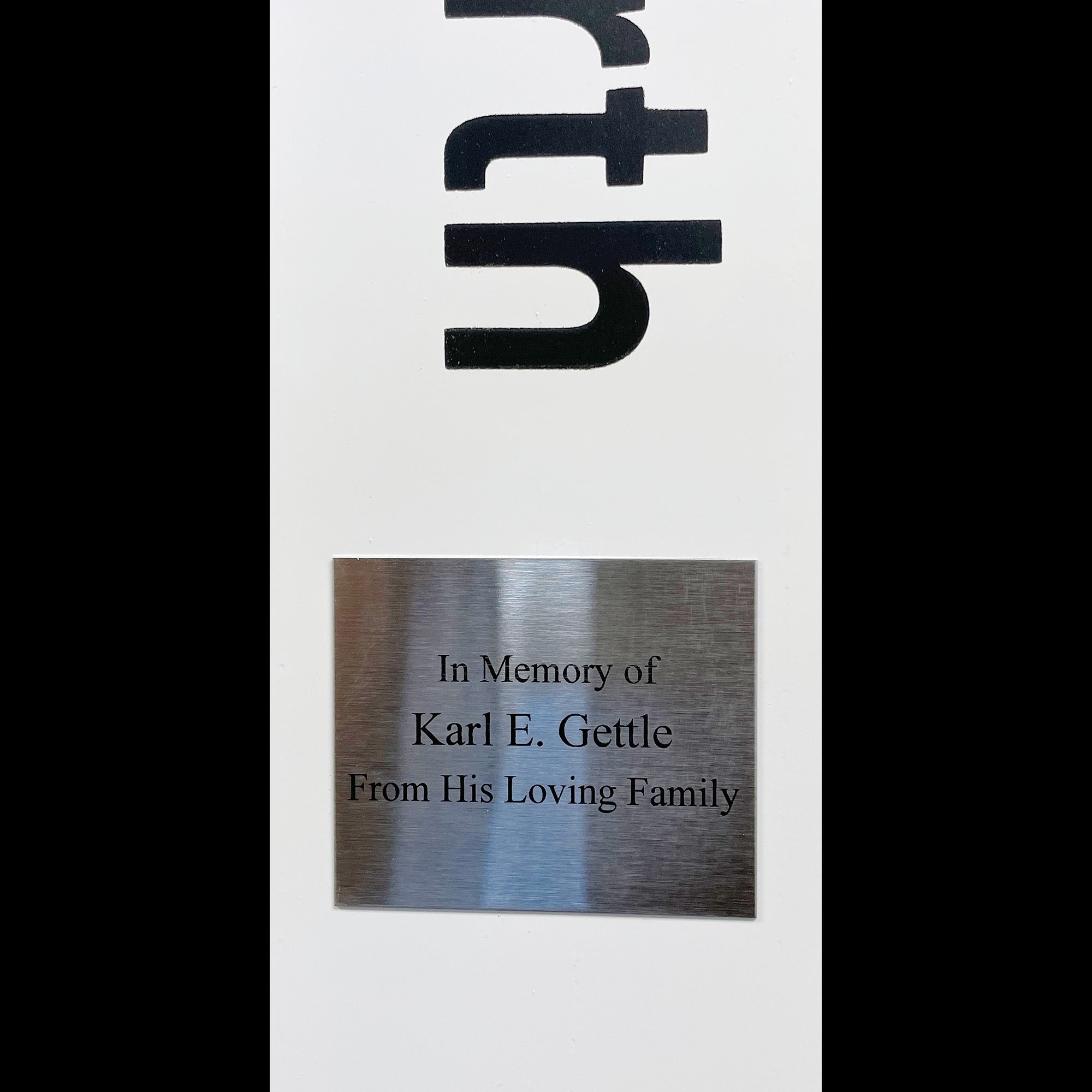 Dedication Plate – Peace Pole Makers USA